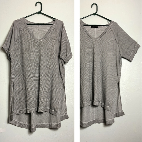 Jupee | Tops | Last Chance 335 Jupee Striped Knit Tunic Top Womens Xl ...